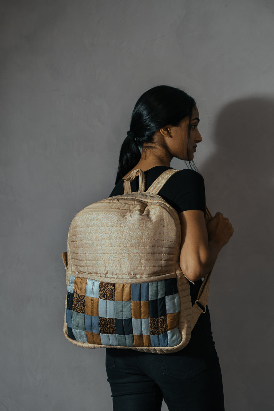 Flourish Backpacks – Stylish and Versatile Reshma Grande Backpack Ivory for Travel, Work and School