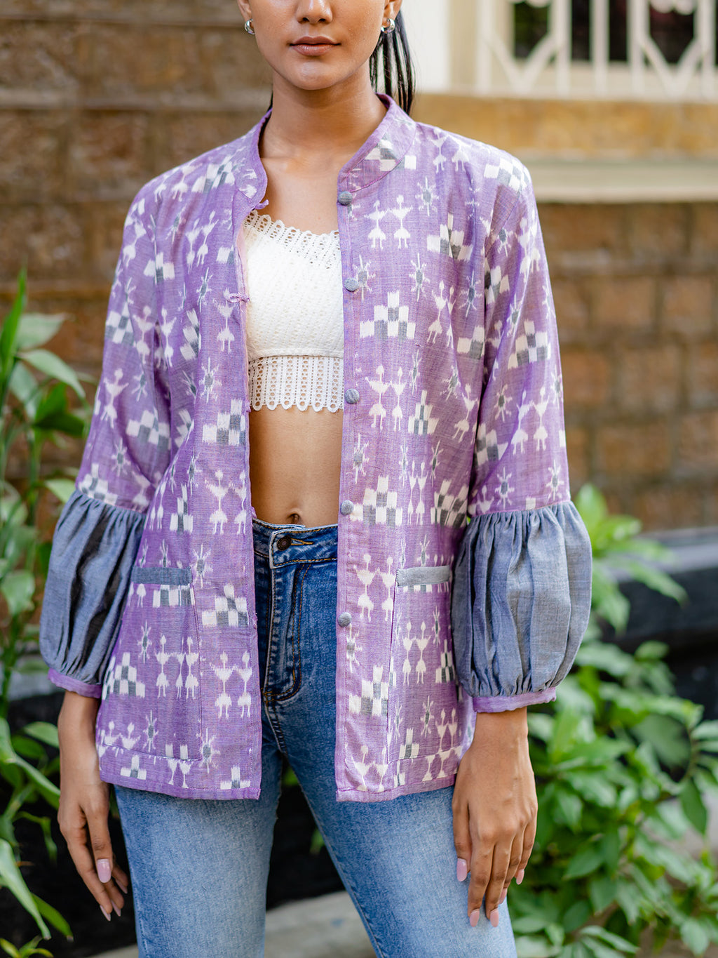 Flourish Women’s Jackets – Cotton Juliet Jacket Lavender for All Occasions