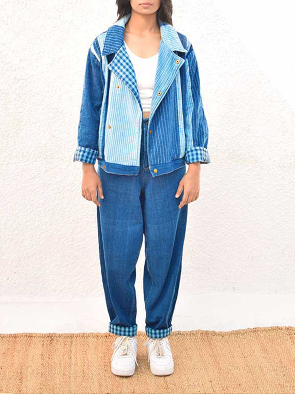 Flourish Women’s Jackets – Denim Native Denim Bomber Jacket Indigo for All Occasions