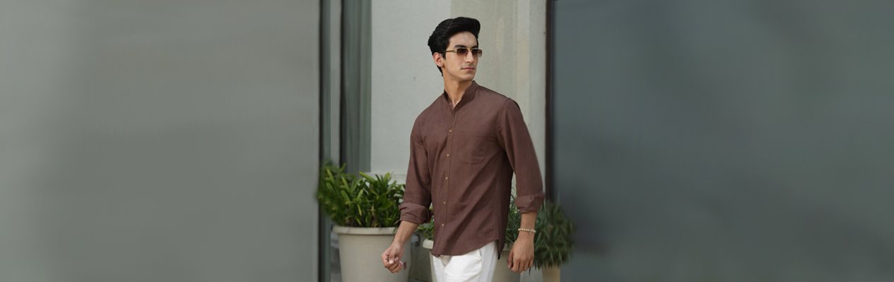 Buy Handmade Eco-Friendly Shirts & T-shirts online for Men Flourish ...
