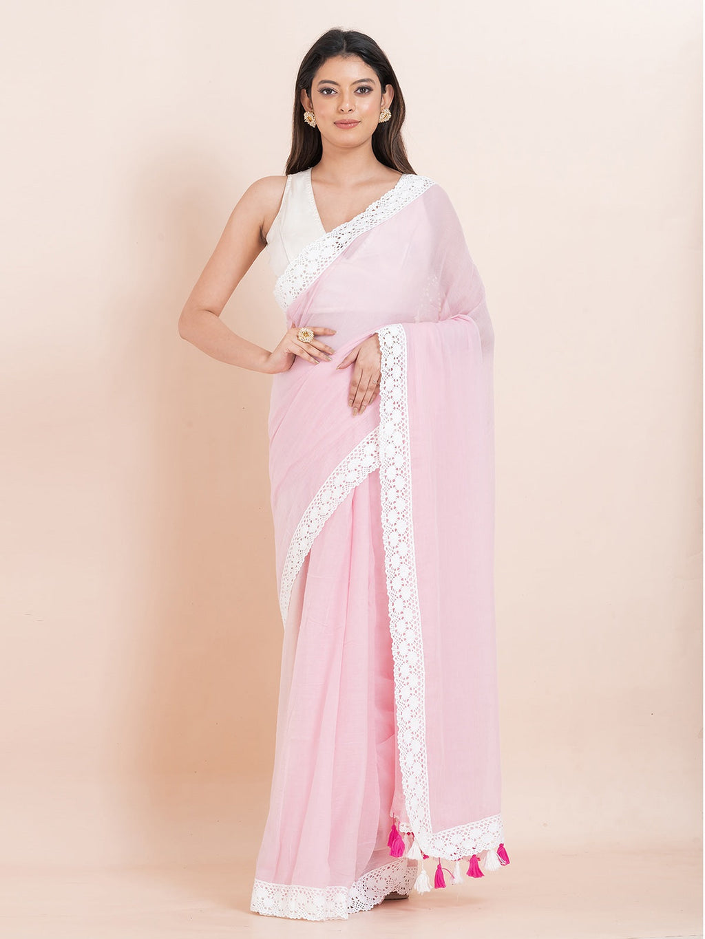 Flourish Women’s Saree – Cotton Saree for casual wear