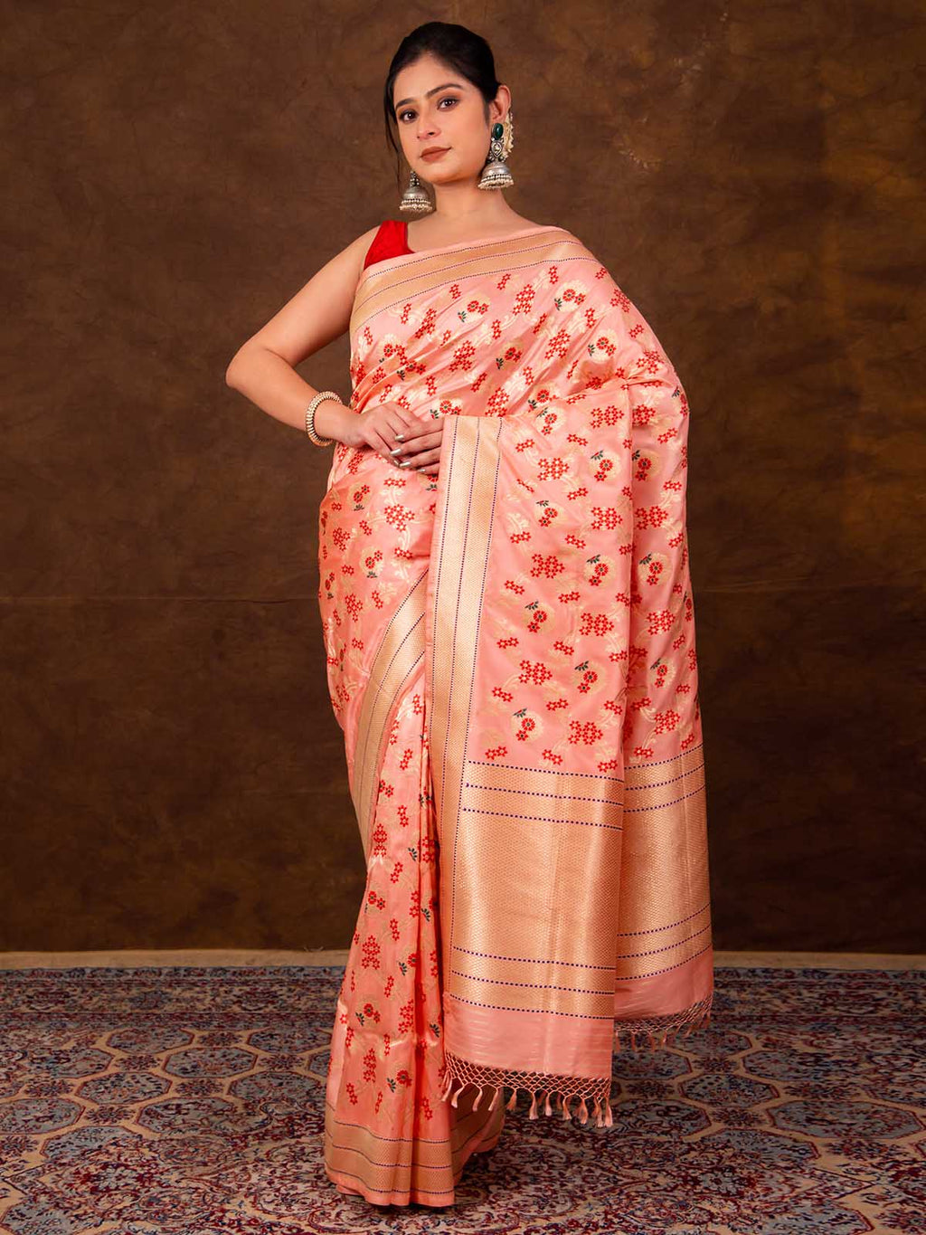 Flourish Women’s Saree – Handweaving Silk Saree for Party Wear