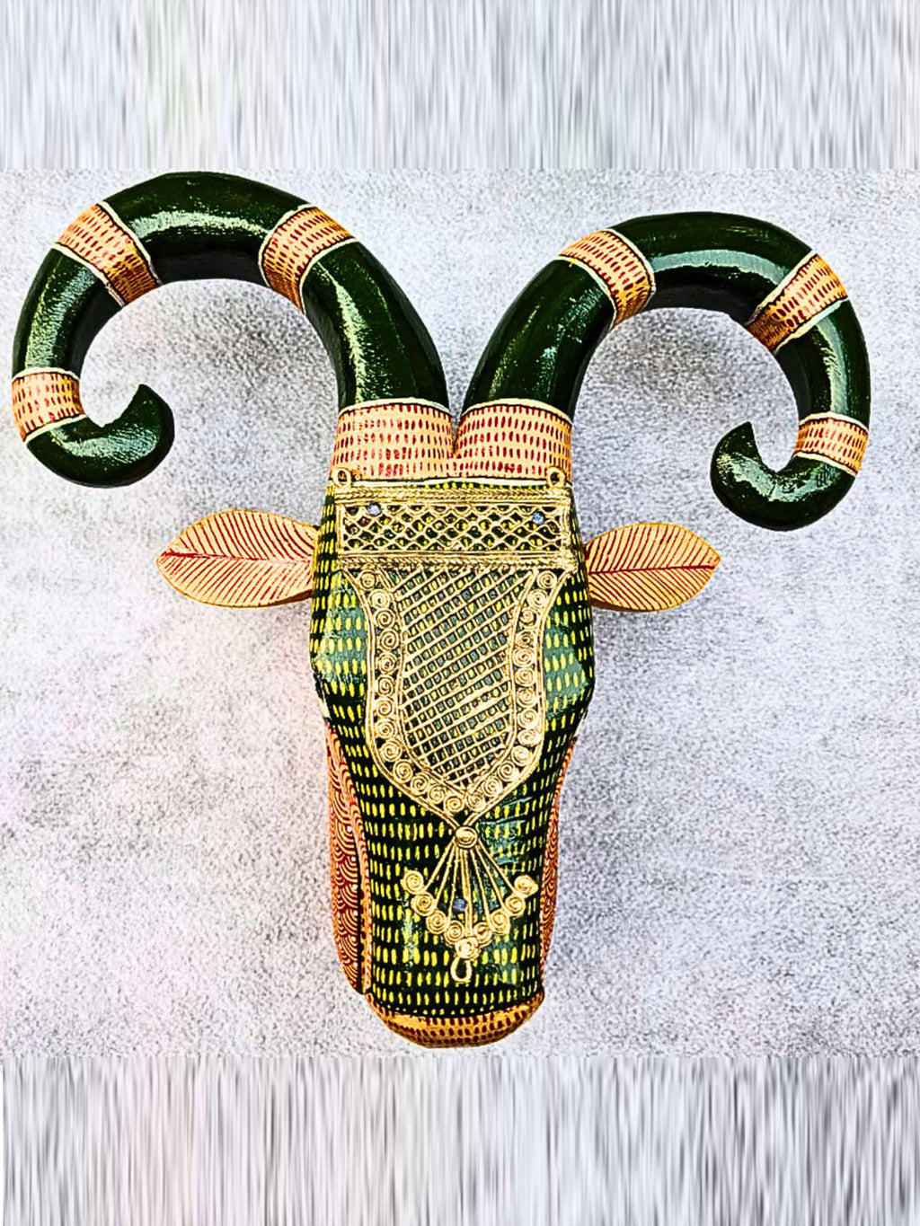 Hand carved and hand painted ram head | Shop Stylish, Unique and ...