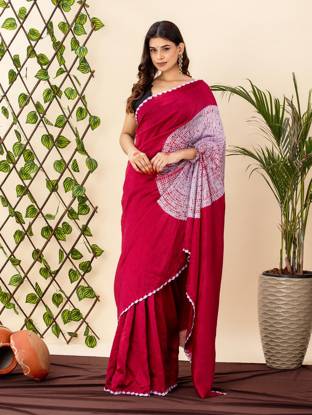 Rose Dyed Sarees for Vibrant Elegance – Flourish
