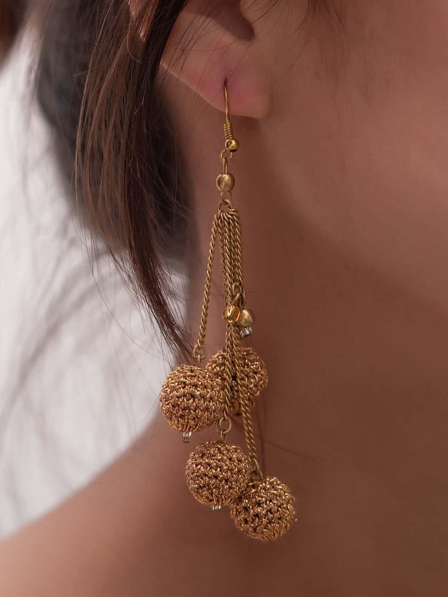 Buy Handmade Danglers - Flourish